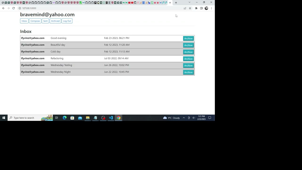 CS50 Web Programming with Python and JavaScript Project 3.