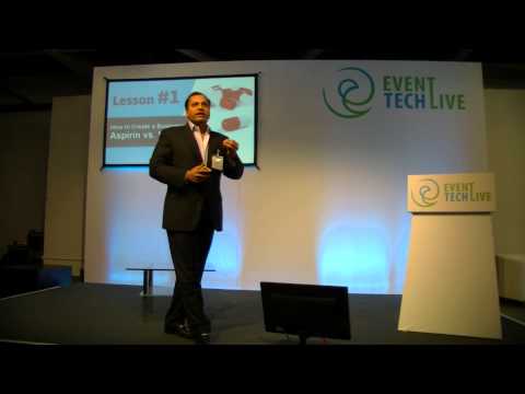 Reggie Aggarwal CEO of Cvent keynote at Event Tech Live 2014, London