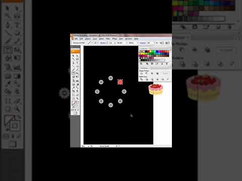 Membuat desain logo makanan 2 | make food logo design 2 #adobeillustrator #tutorial #shorts
