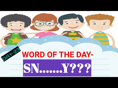Word Of The Day Series - Day 23 | With Meaning and Sentence | Bombastic Words | Build your Vocab |
