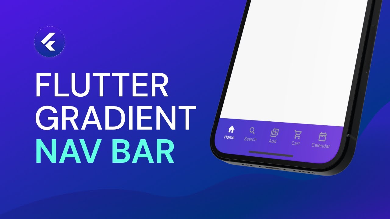 Flutter Tutorial - Custom Bottom Navigation Bar