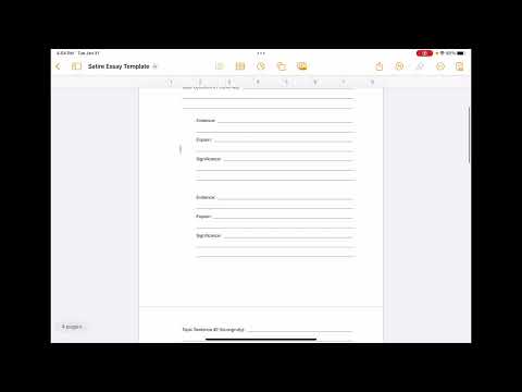 Satire Essay: Template