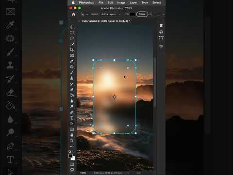 Glassmorphism using #Photoshop to make your photos look magical ✨