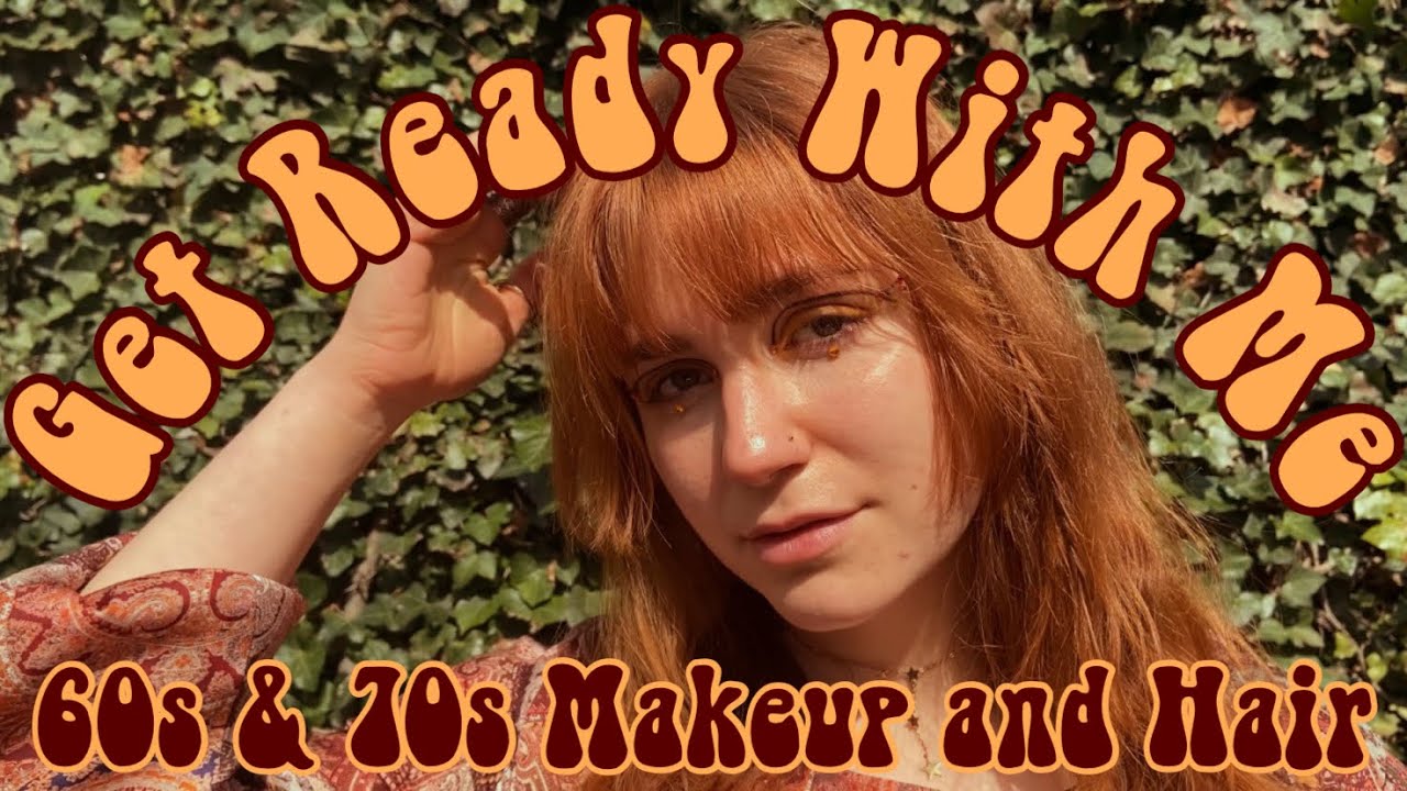 A psychedelic Get Ready With Me I 1960s inspired Makeup Tutorial