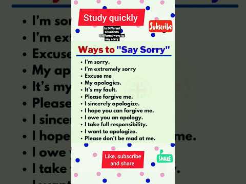 sorry, extremely sorry #shorts #ytshorts #phrases #spokenenglish #shorts