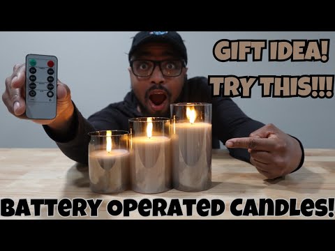 ANGELLOONG Glass Battery Operated Candles REVIEW!