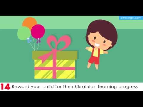 Teach kids Ukrainian - 15 Ways for children to learn Ukrainian - Dinolingo