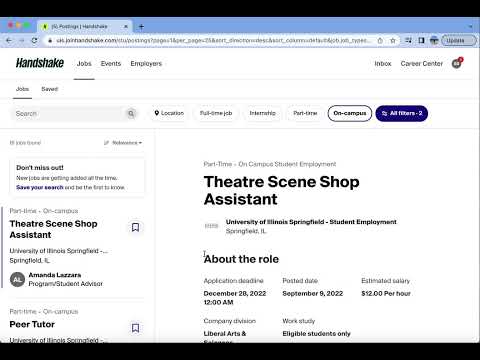 (Updated) How To Find Student Employment and Apply to a Job On Campus