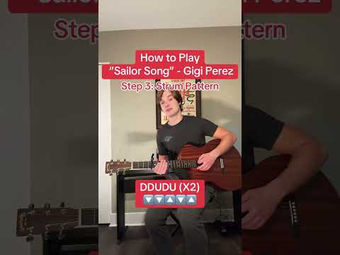 How to Play “Sailor Song” - Gigi Perez 🎸 #guitartok #guitar #guitartutorial #beginnerguitar