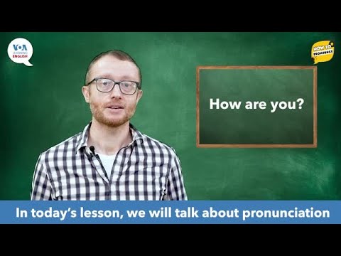 How to Pronounce: How Are You?