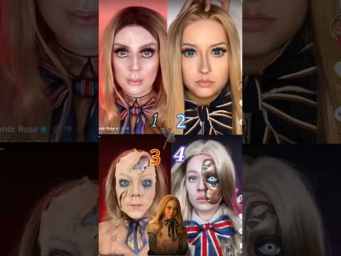 🤐🔥🤯MAKE UP INSPIRED🔥💥 by M3GAN #shorts #trending #tiktok #m3gan