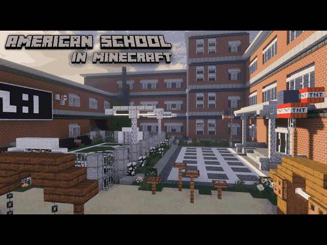 The American School of the 2000s Minecraft Map