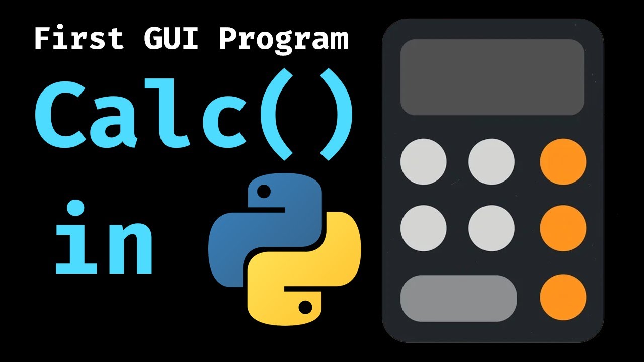 Make Your First GUI Calculator in Python - Beginner Tutorial