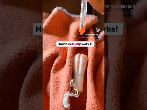 How does tamp0n works!!🤔🤔#tampon #periods #pads #discharge #periodproducts #chitrasgirlytalk