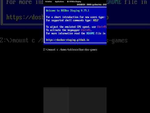 mount c in dosbox