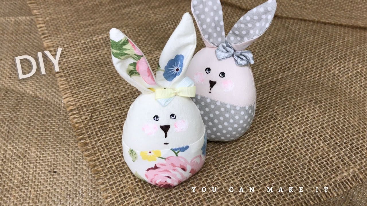 diy Spring Fabric Bunny🐰 Easy sewing ideas✨ Easter Crafts