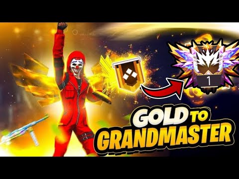 Free fire live Rank push | gold to Grandmaster 👿 jass gaming