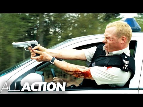 A Quaint Countryside Car Chase | Hot Fuzz (2007) | All Action