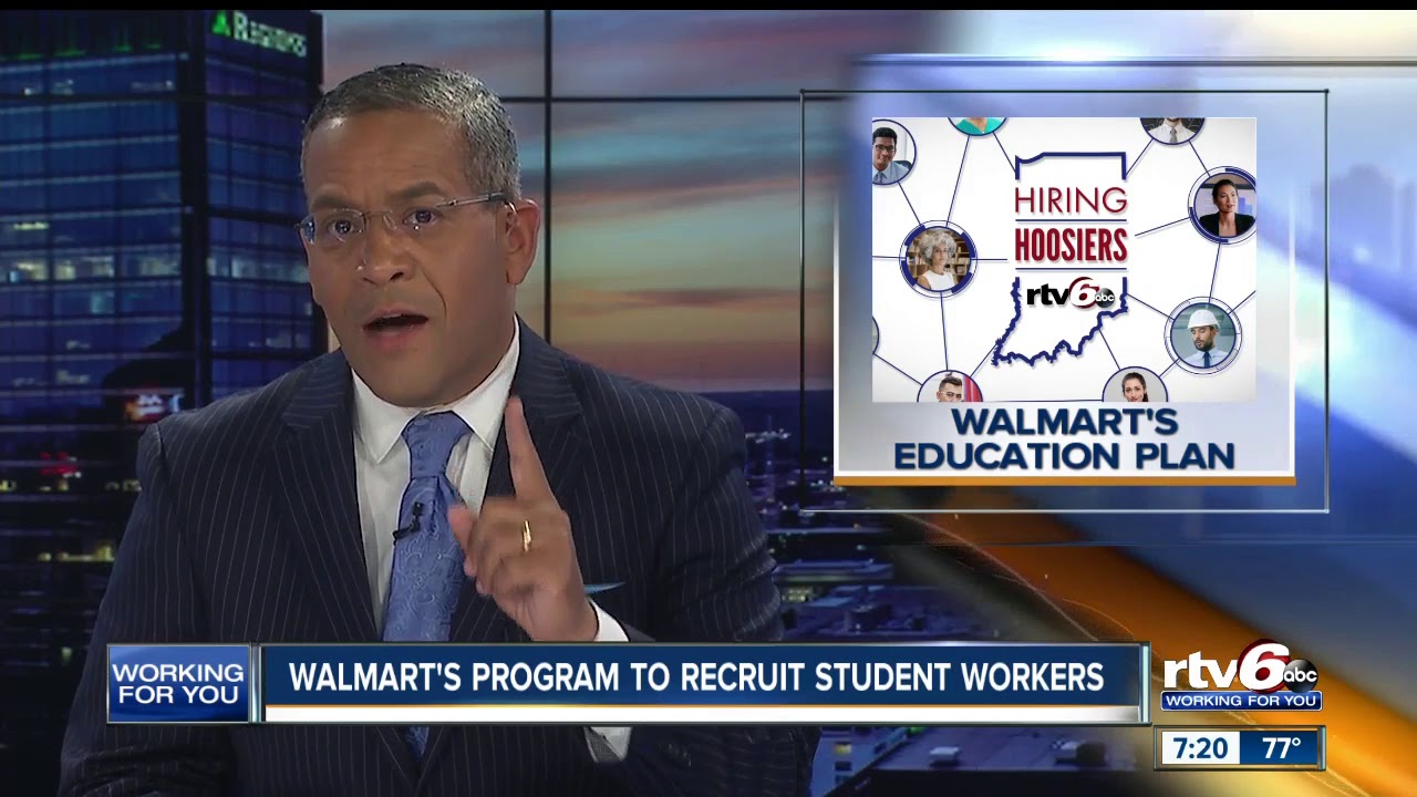 Walmart's program to recruit student workers