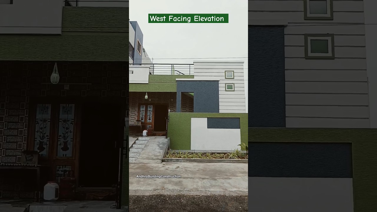 West Facing Elevation | North Facing Elevation #elevation
