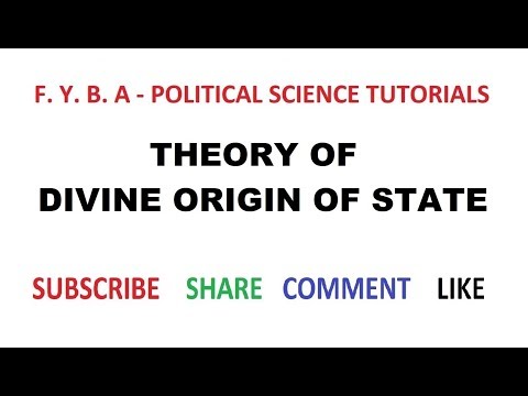 Divine Theory of Origin of the State - II