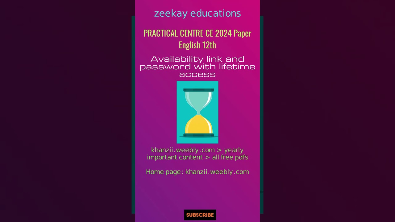 XII English PC Comprehensive 2024 (PDF Download)