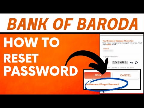 Bank Of Baroda Internet Banking Password Reset | BOB Reset Login Password