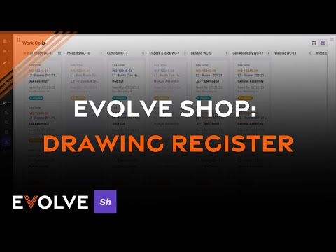 EVOLVE Shop - Drawing Register