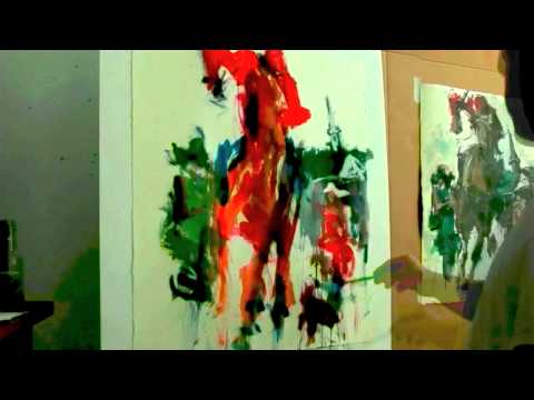 2012 Official Kentucky Derby Poster Artist Robert Joyner