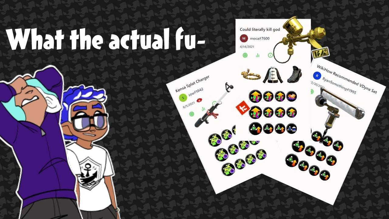 Losing our sanity looking at MORE awful builds on Sendou.ink