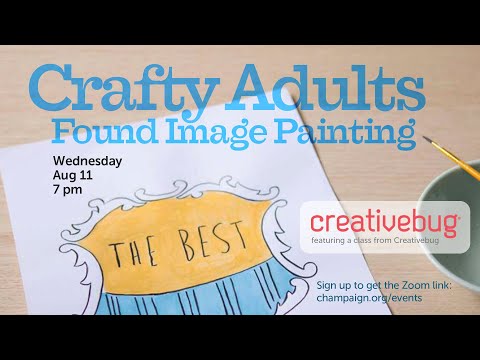 Found Image Painting | Crafty Adults
