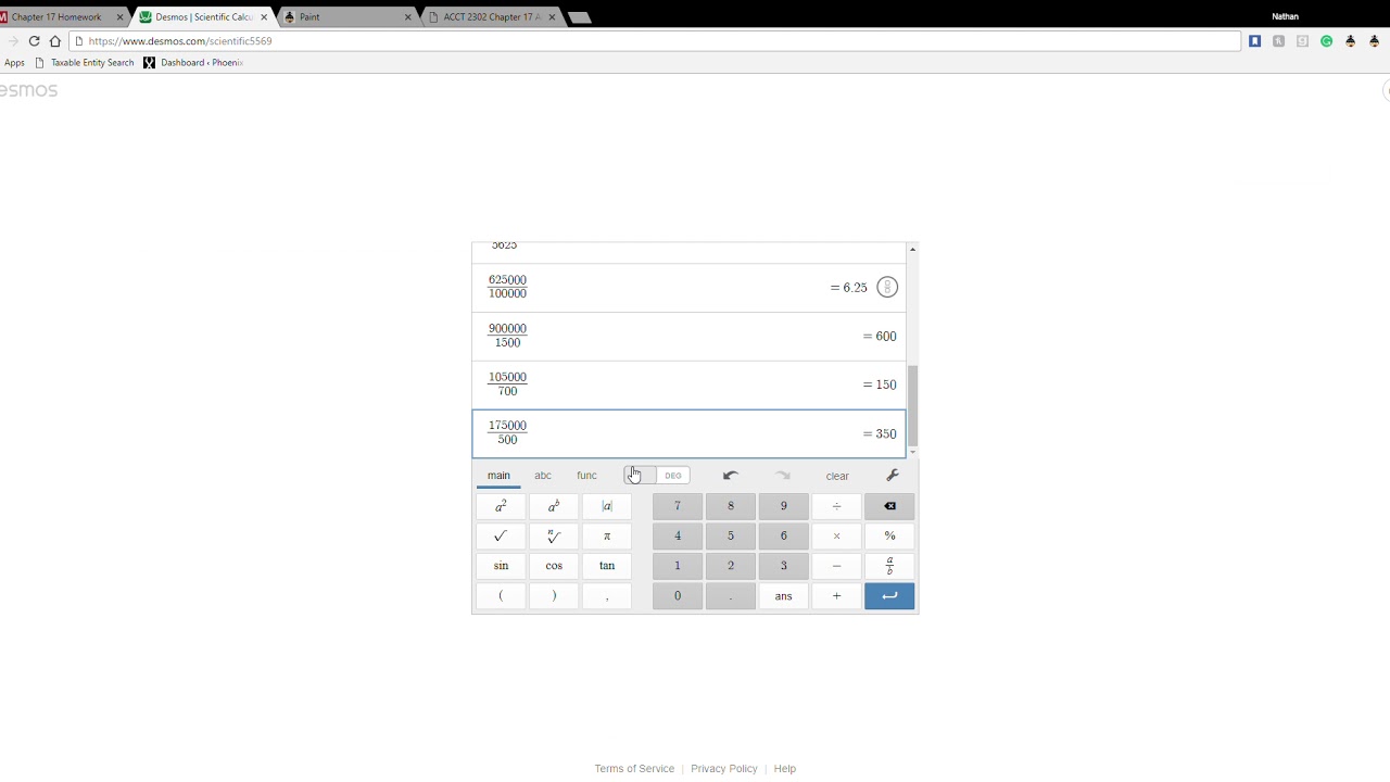 ACCT 2302 Chapter 17 Homework