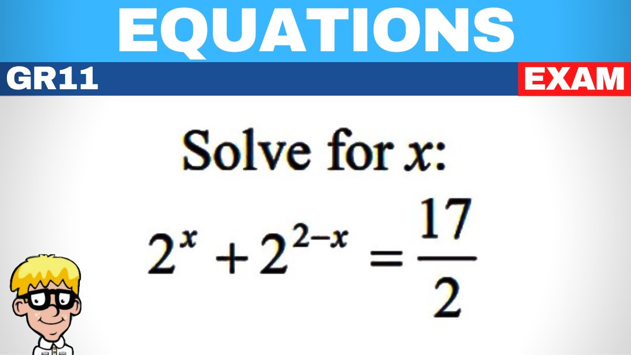 9a) Exponential equations gr 11