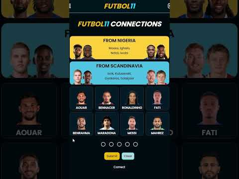 Futbol11 Connections (March 18th) #connections #football #futbol #fyp #foryou