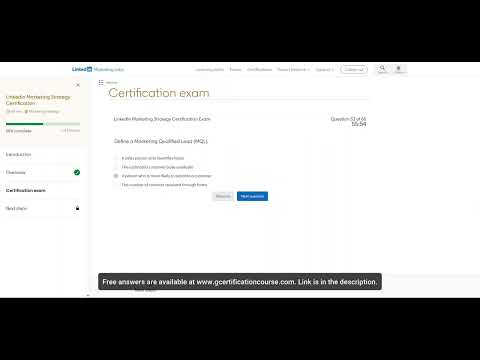 LinkedIn Marketing Strategy Certification Exam Answers | 100% Score | Live Pass | June 2025