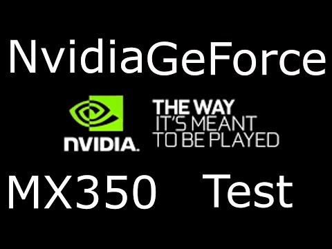 Nvidia GeForce MX350 Gaming Test from 3rd minute in 35 games
