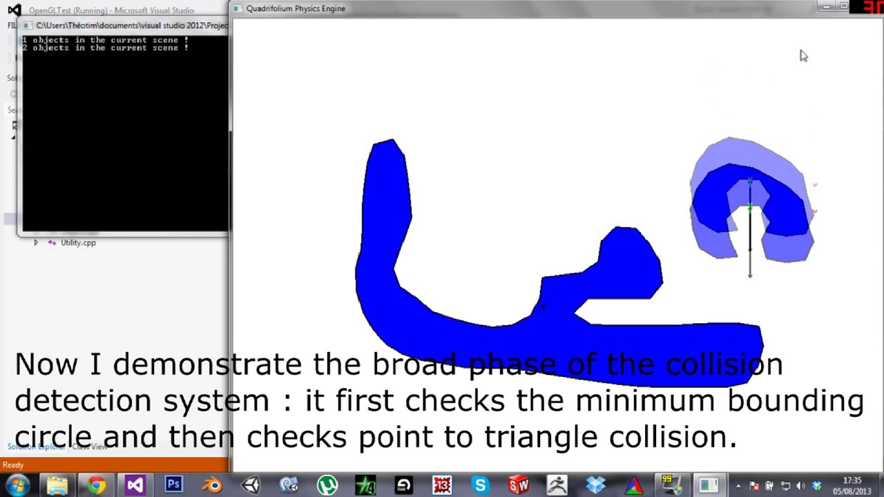 Physics engine : collision detection / response