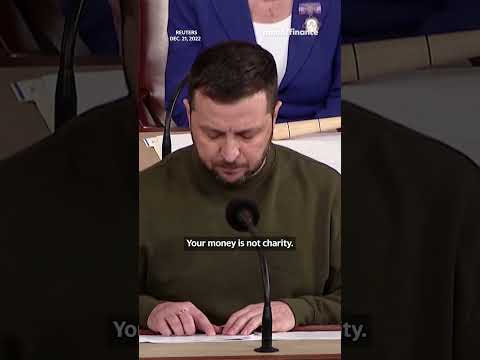 Ukrainian President Zelenskyy thanks U.S. Congress for war funding