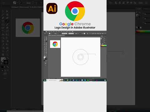Google Chrome Logo Illustration [Eng Sub] #shorts #short #google #logodesign #illustration #logo