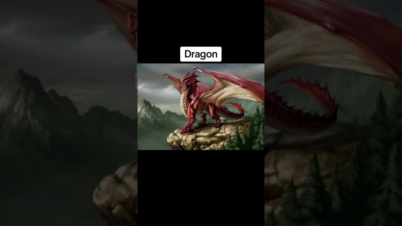 Mythical creatures caught on camera #hores #scary #dragon