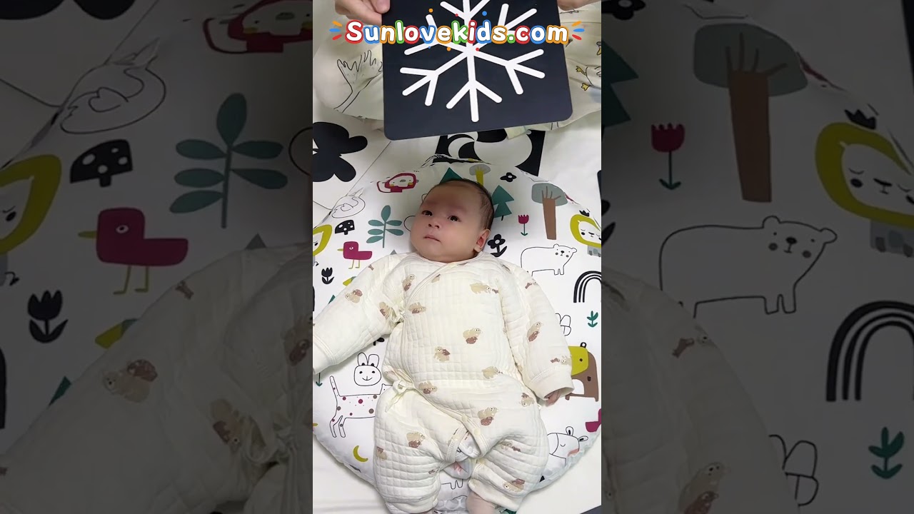 Baby Black & White Flash Cards – Boost Visual Development#babyvision