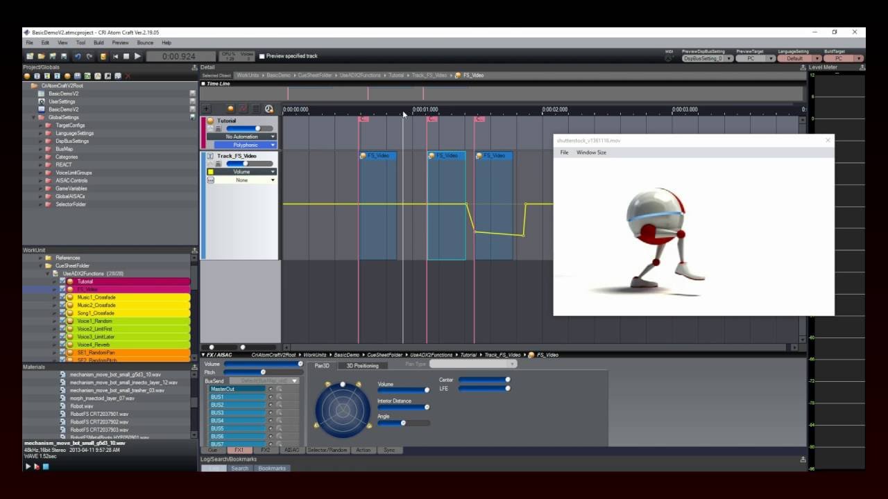 ADX2 Tutorial 23 - Working with video synchronous playback