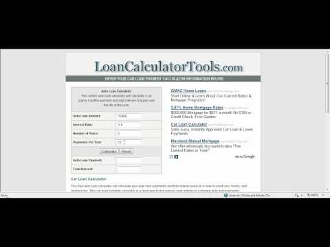 Auto Loan Calculator