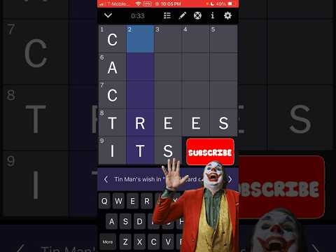 Is this a joke? #NYT #mini #crossword #puzzles #daily #shorts 3/25/2024
