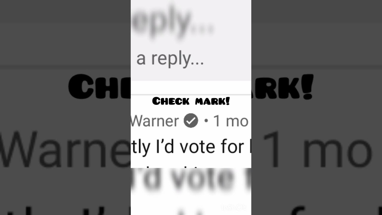Fake check mark