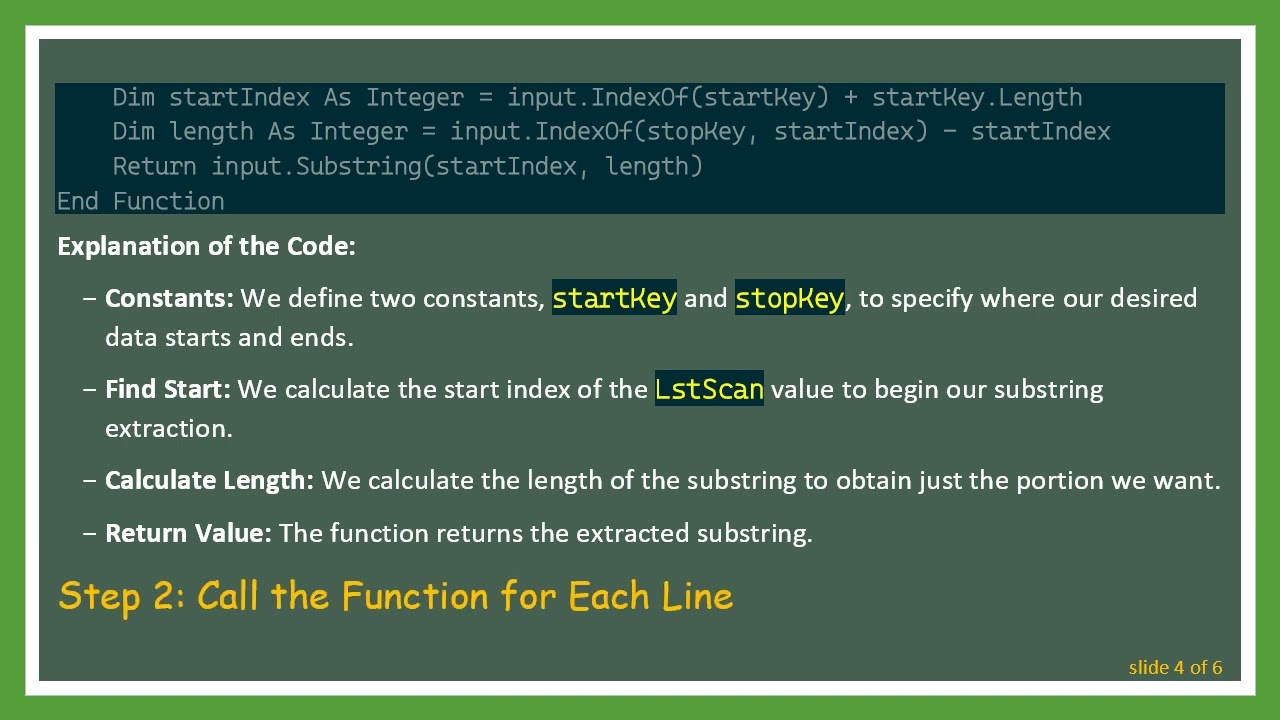 Mastering the Substring Method in VB.Net