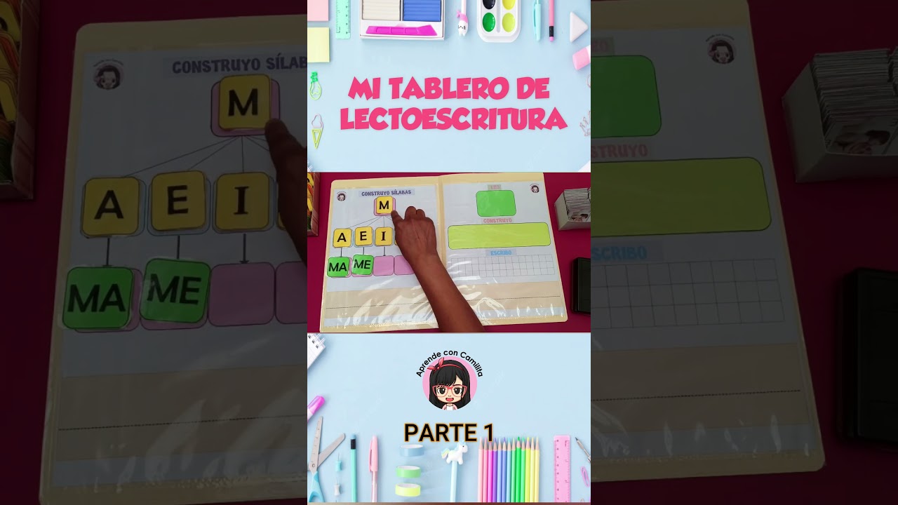 MI TABLERO DE LECTOESCRITURA PARTE 1