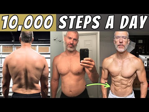 10% body fat with 10,000 Steps Per Day | Surprising Results