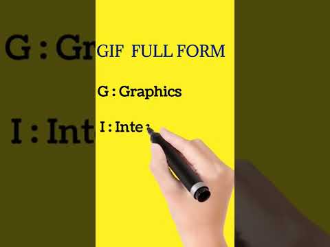 GIF full form | full form of GIF | #shorts | #fullform