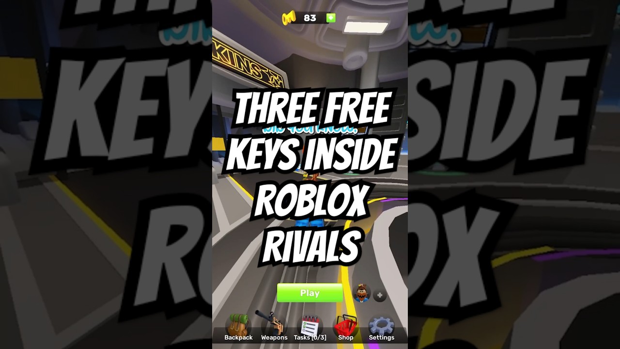 Use This Code To Get A Three Free Keys In Roblox Rivals #shorts #roblox #robloxrivals